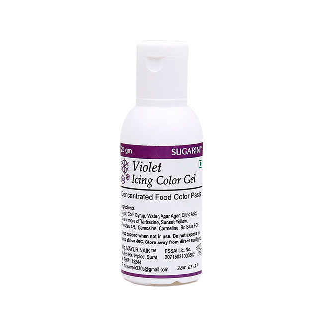 Shop Sugarin Violet Icing Gel Color Online in India