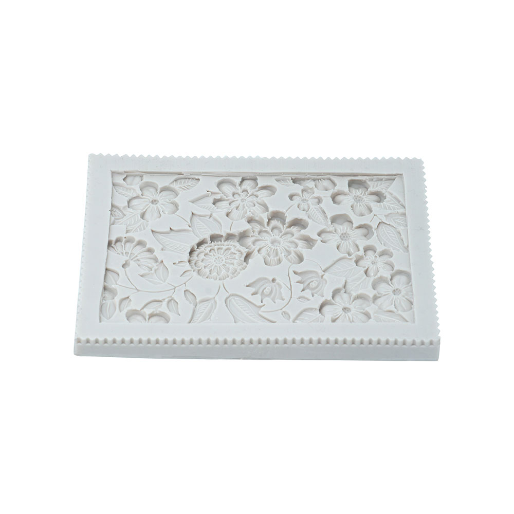 Buy Floral Texture Fondant Mould Online in India