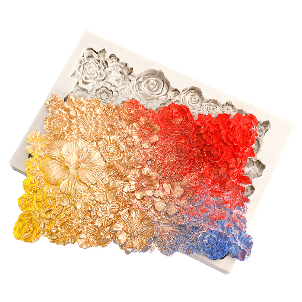 Buy Flower Texture Fondant Mould Online in India