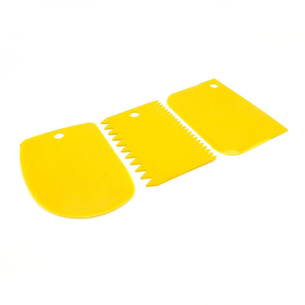 Buy 3 Pcs Set Plastic Smoother for Cake Online in India