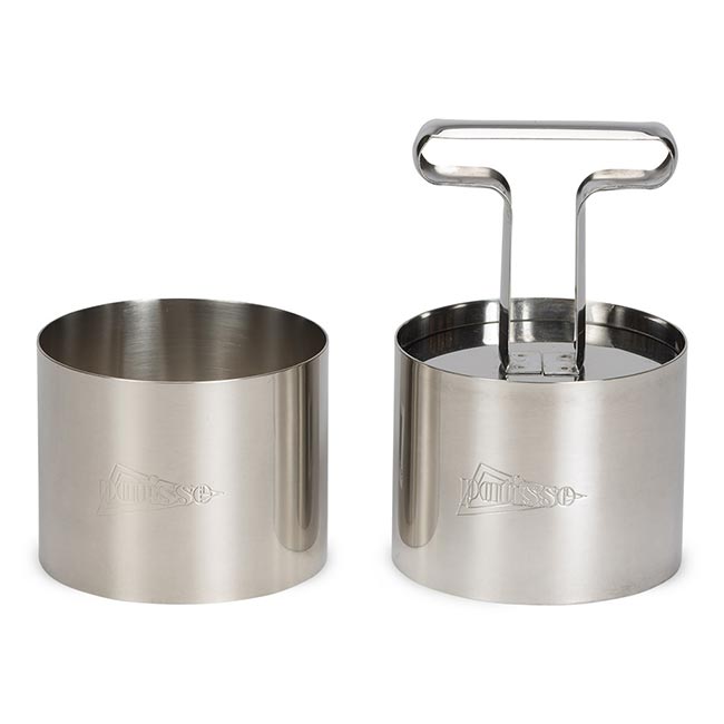 Shop Food Ring 2 Pcs Set with Tamper Dia 7 cms Online in India