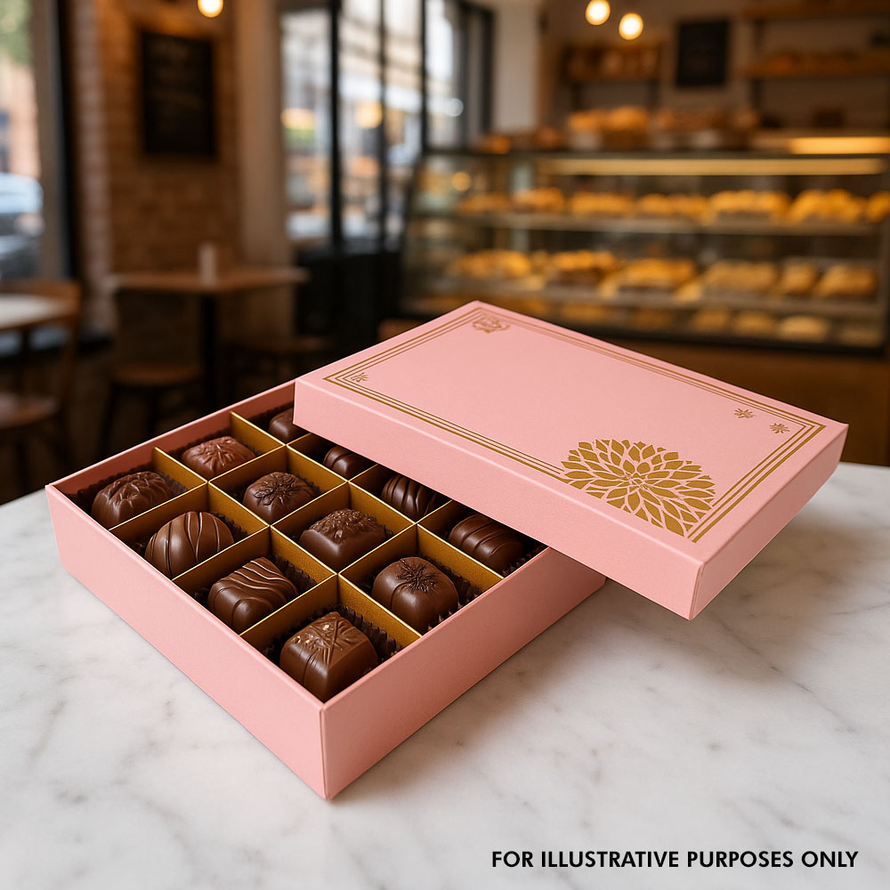 Buy 25 Cavity Colourful Chocolate Box Online in India
