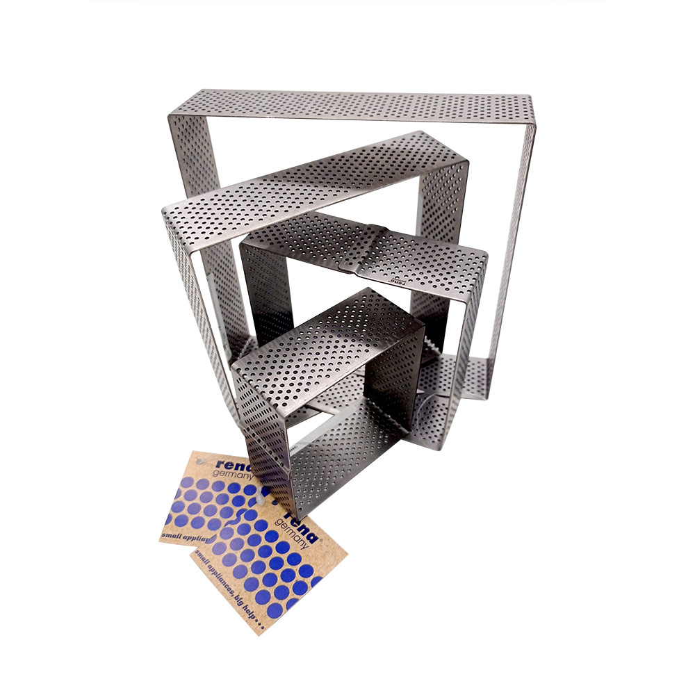 Buy 6 inch Perforated Square Tart Ring Online in India